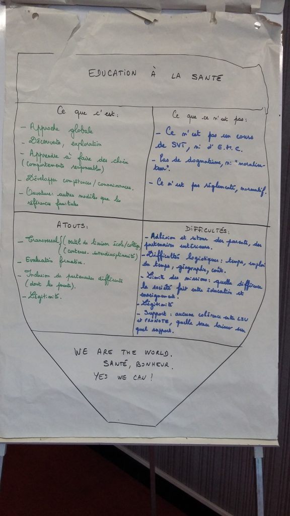 Le parcours éducatif de santé